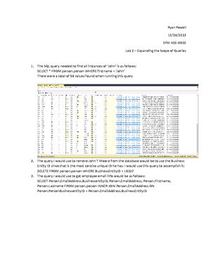 [Solved] Why are entity relationship diagrams ERDs important in database - Introduction to ...