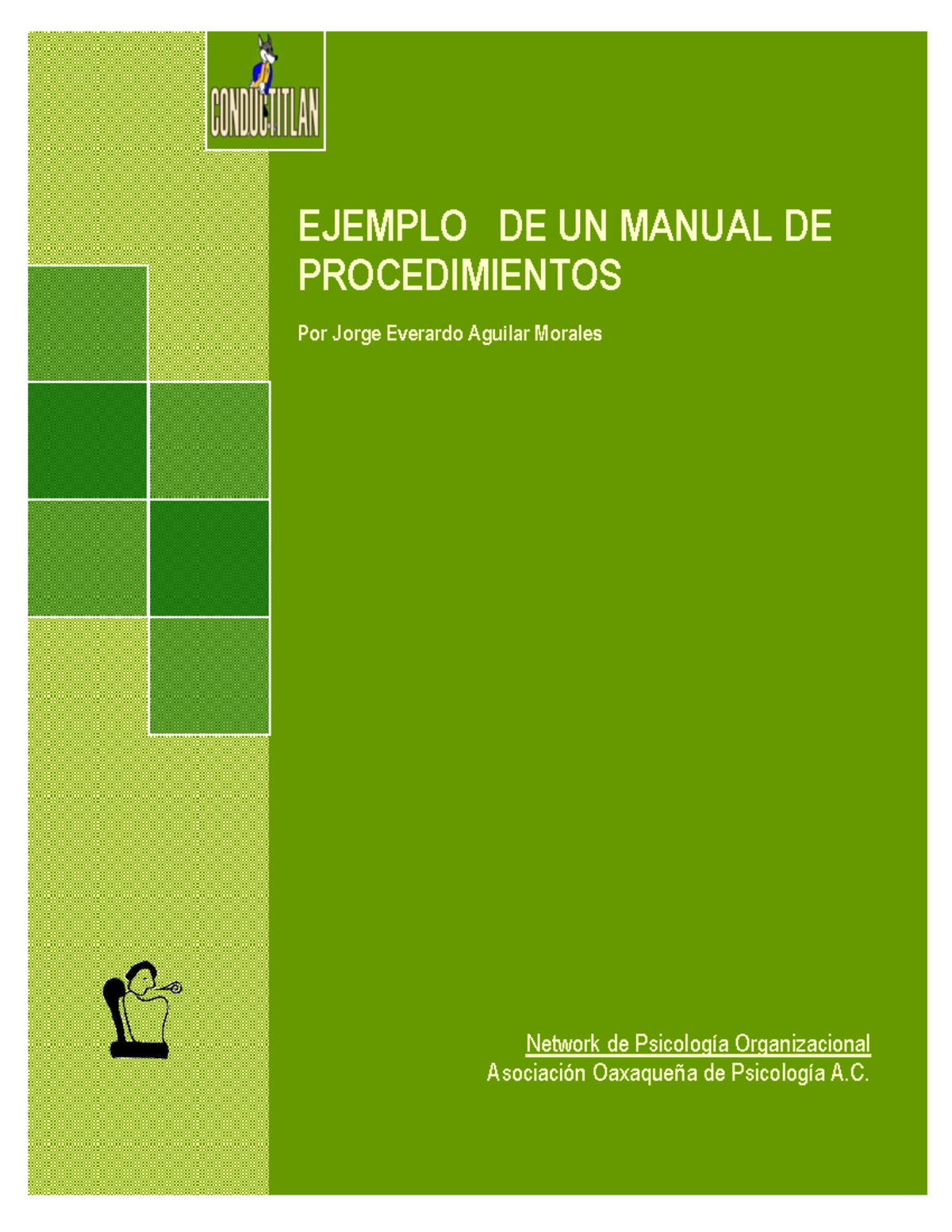 Ejemplo DE UN Manual DE Procedimientos - EJEMPLO DE UN MANUAL DE ...