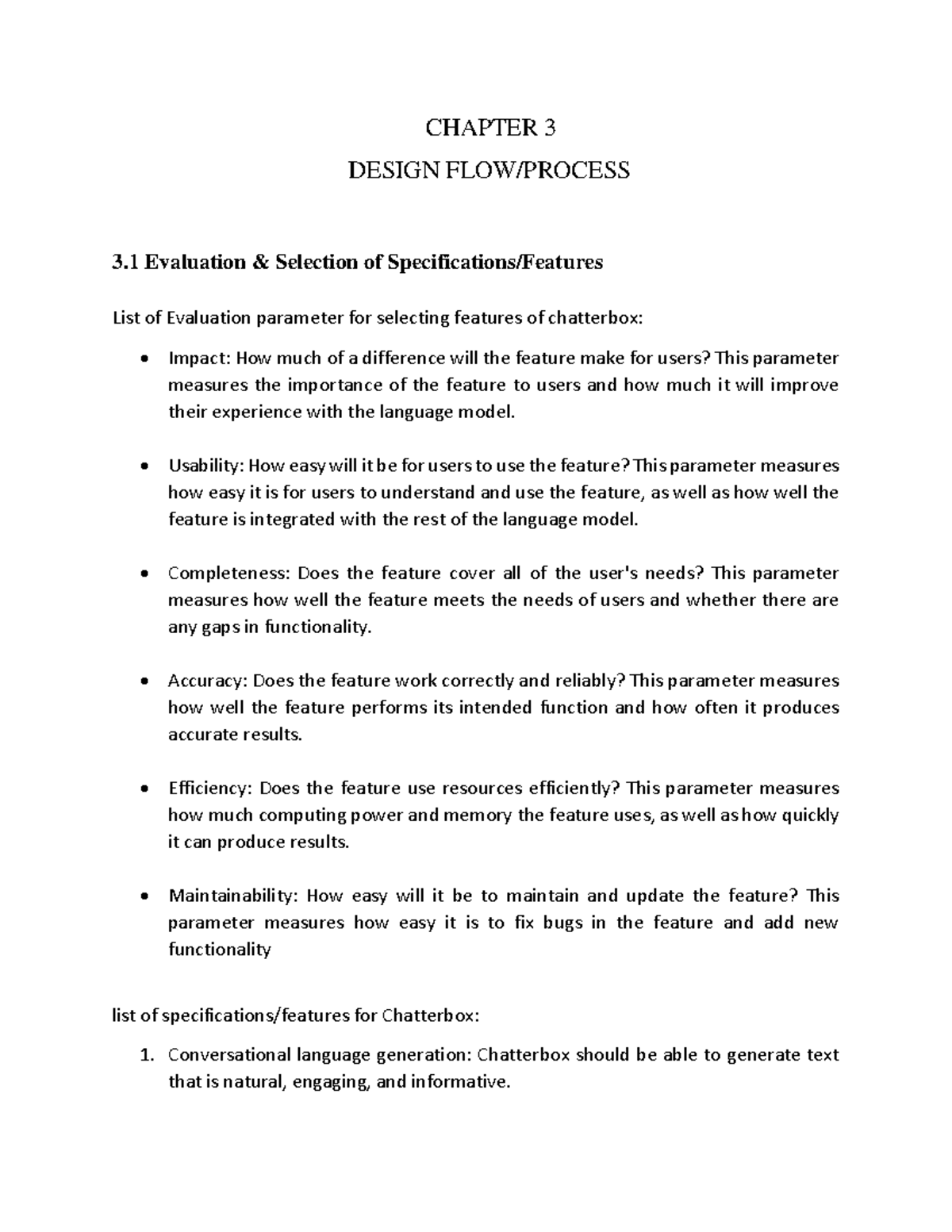 Phase 3 - CHAPTER 3 DESIGN FLOW/PROCESS 3 Evaluation & Selection of ...