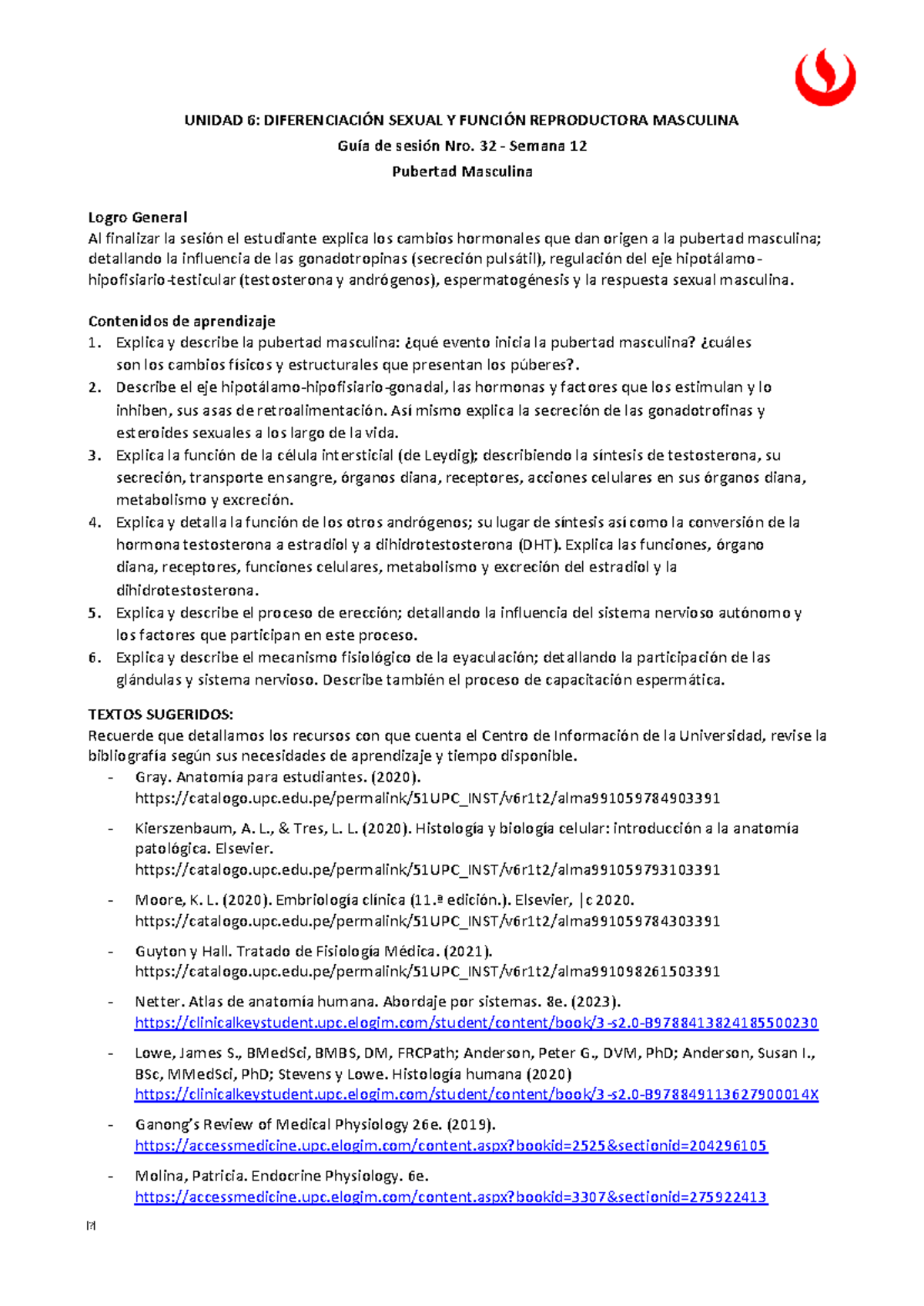 2024 01 Guía 32 Semana 12 - UNIDAD 6: DIFERENCIACIÓN SEXUAL Y FUNCIÓN ...