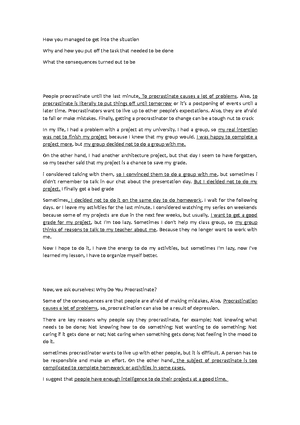 ARW2 - Writing 3 - INGLES - WRITING EVALUATION 3 Write a persuasive ...