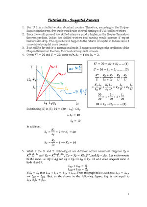 Tutorial 5-Solutions - 11 1 1 - Tutorial #5 - Suggested Answers 8 ...