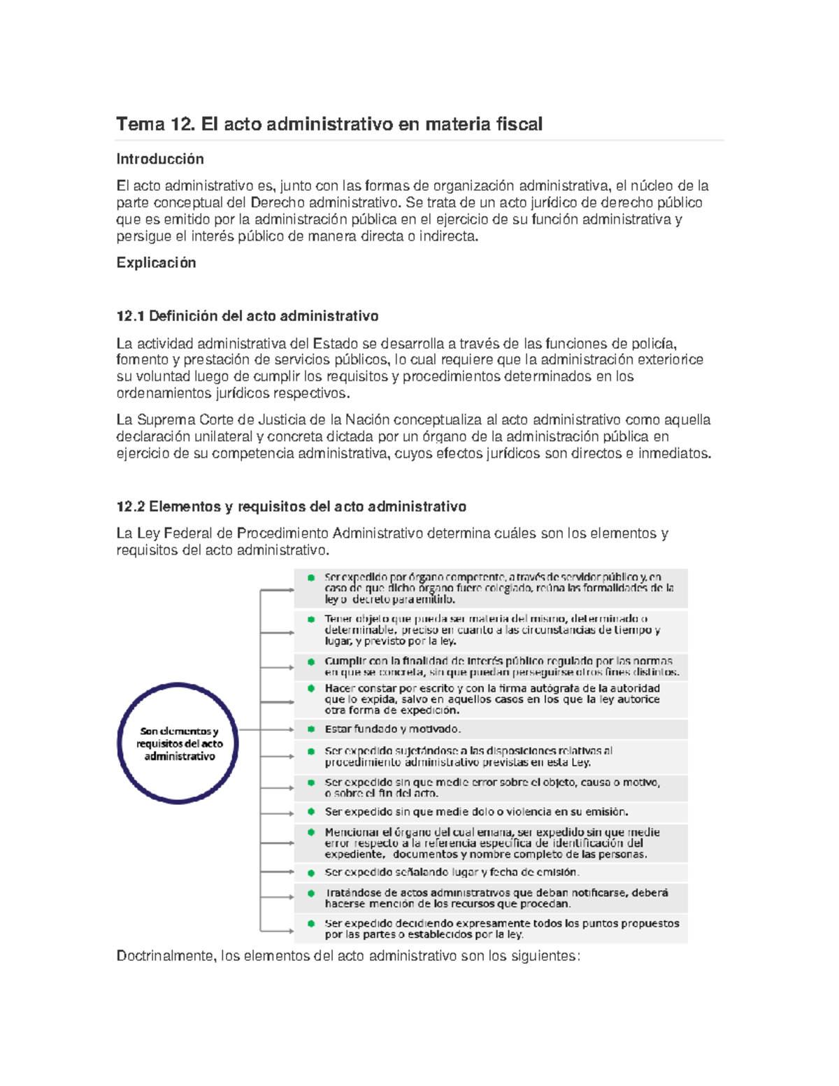 Tema 12-15 Derecho Fiscal - Tema 12. El acto administrativo en materia ...