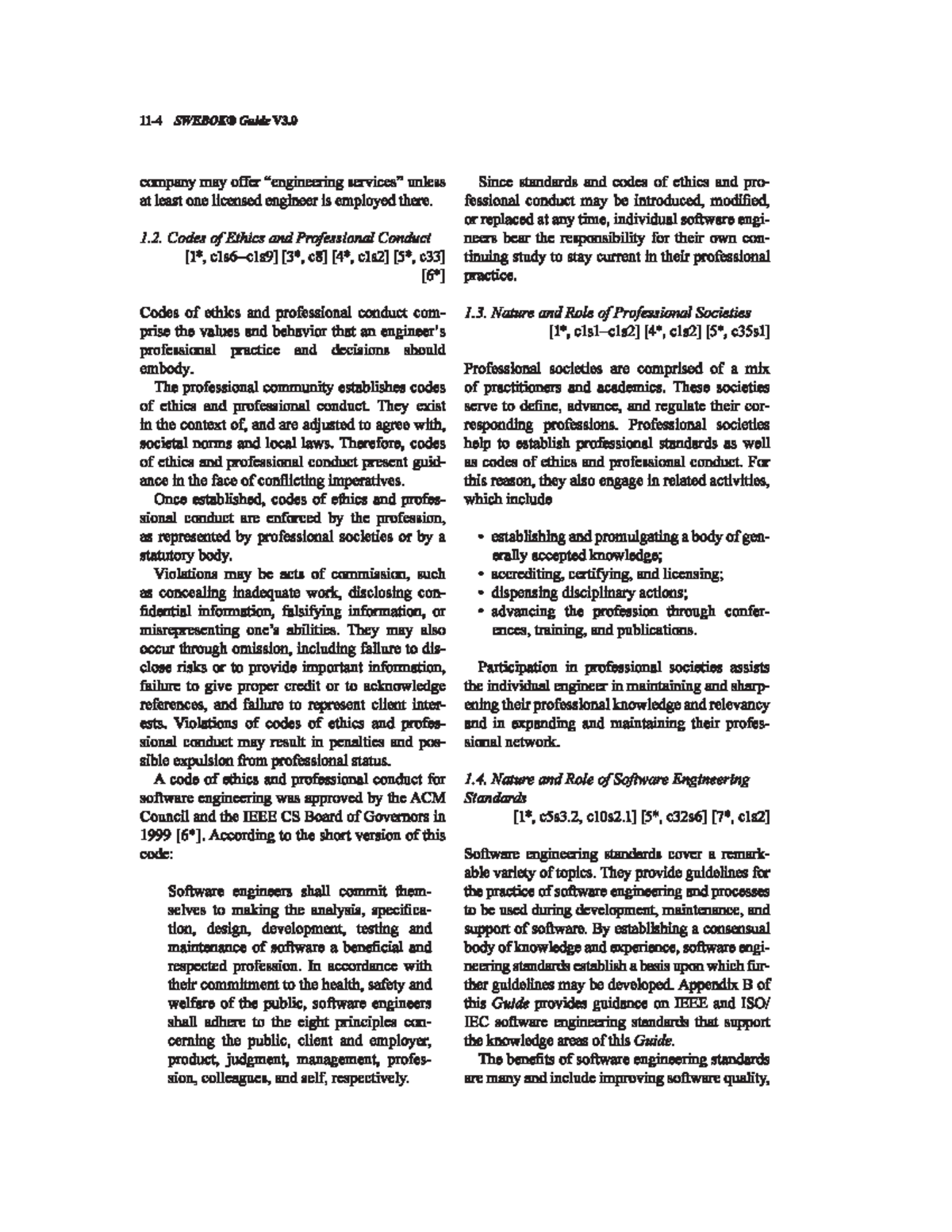 Nature & role of professional societies ,software engineering standards ...