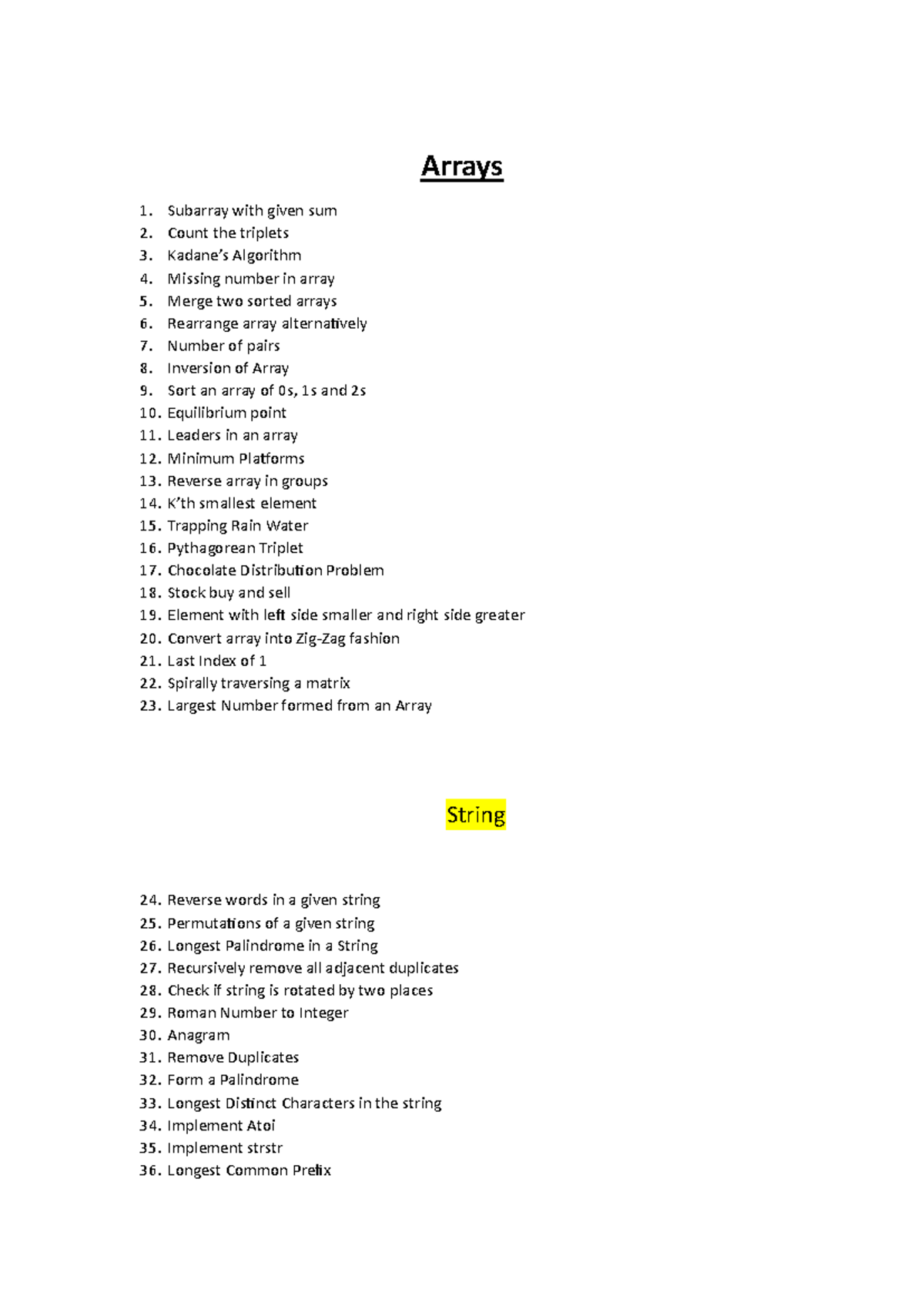 Placement Dsa Questions 2 Arrays Subarray With Given Sum Count The