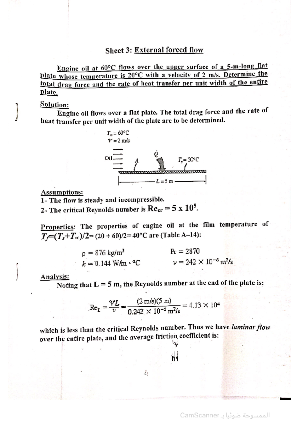 Sheet 03 Soln Man - Heat and Mass Transfer - Studocu