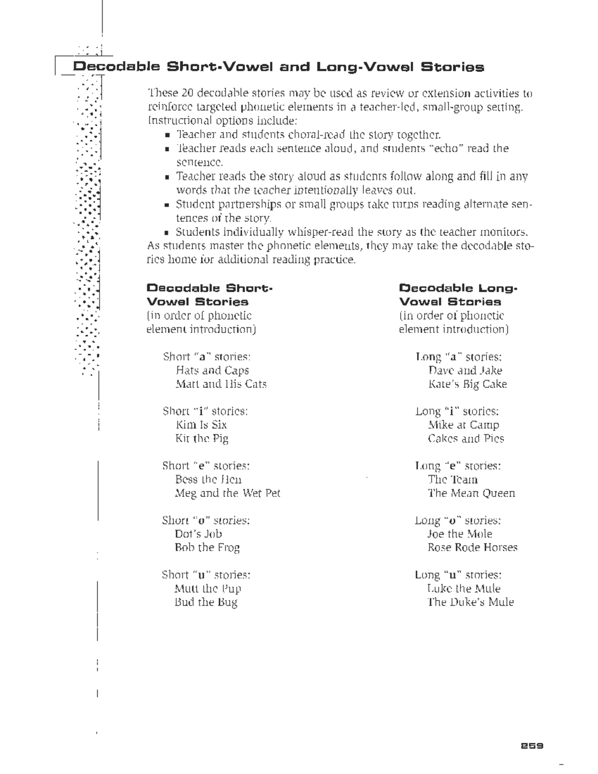 VERY GOOD reading passages with vowel sounds (1) - Decodable Short ...