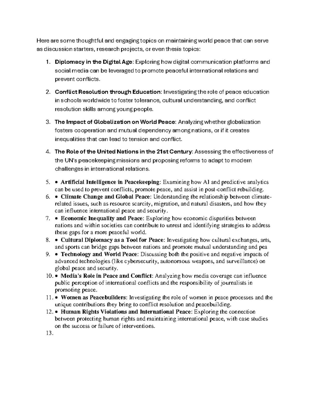 W3 - adasdsa - Here are some thoughtful and engaging topics on ...