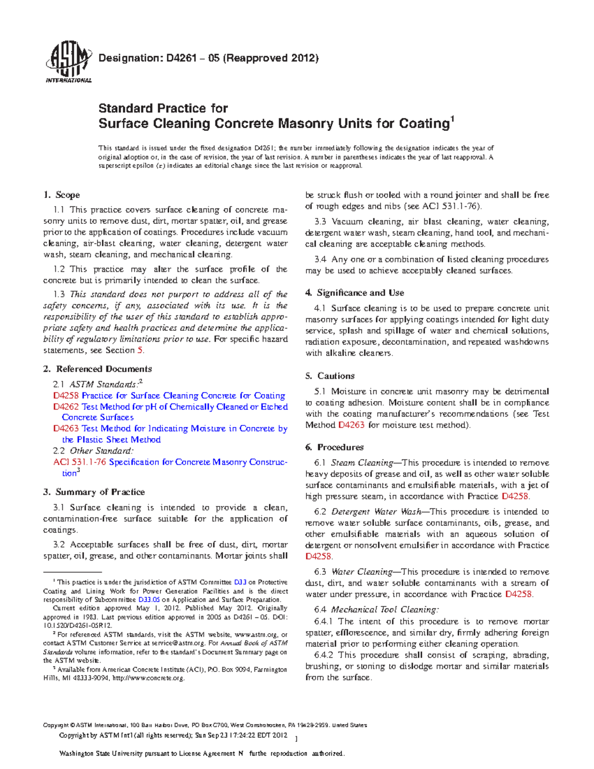 ASTM D4261 05 pdf - Australian Standards - Designation: D4261 − 05 ...