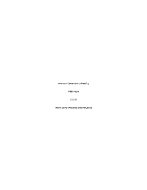 CPE Record for phase 2 - Master of Science, Nursing Core Clinical ...
