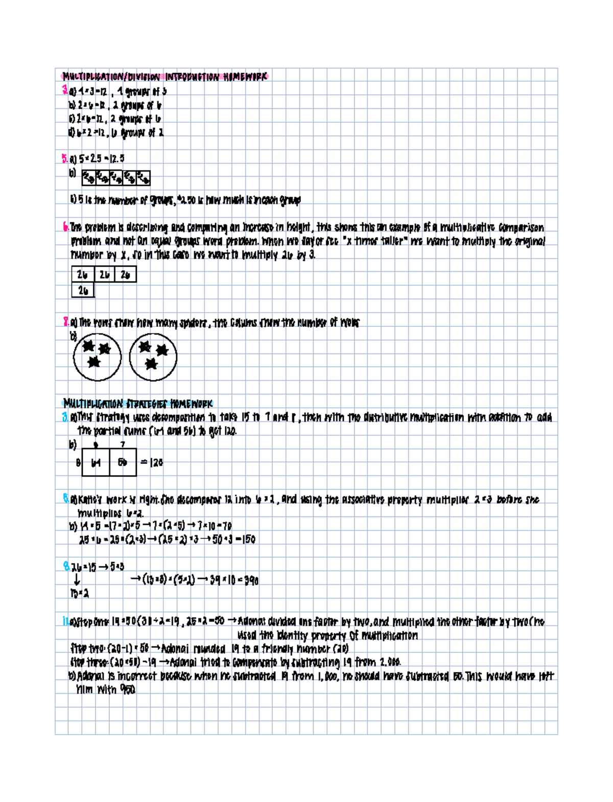 Unit Three Homework - Professor Greg Beaudine - MULTIPLICATION DIVISION ...
