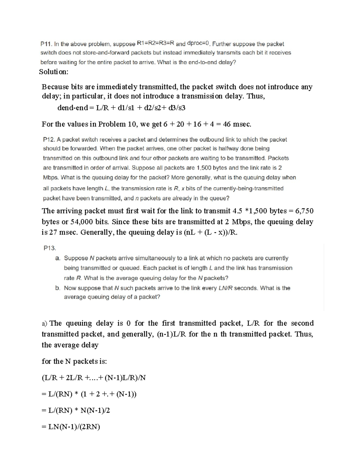 New Microsoft Word Document - Solution: Because bits are immediately ...
