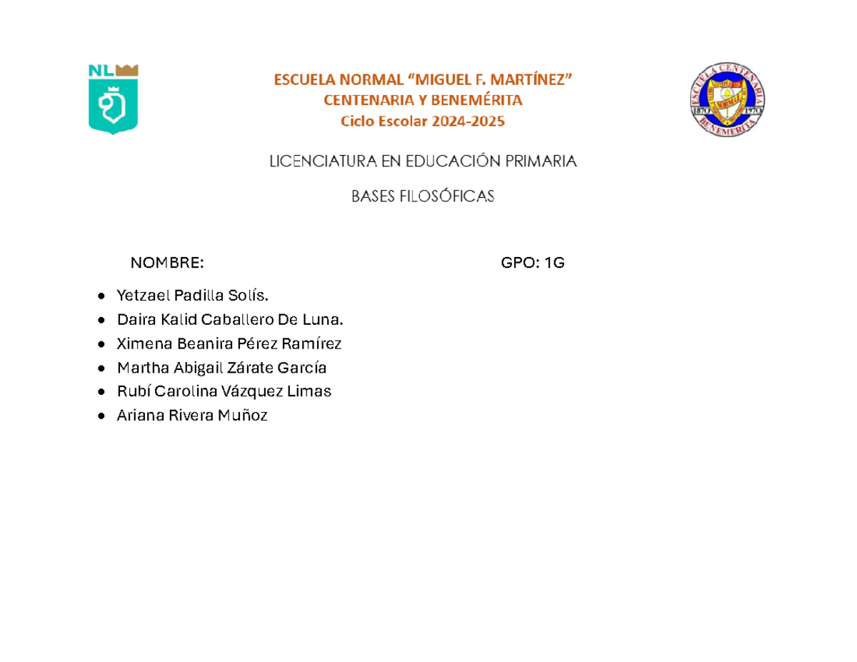 Cuadro comparativo - ejjej ewpero le sirve - Filosofía - NOMBRE: GPO ...