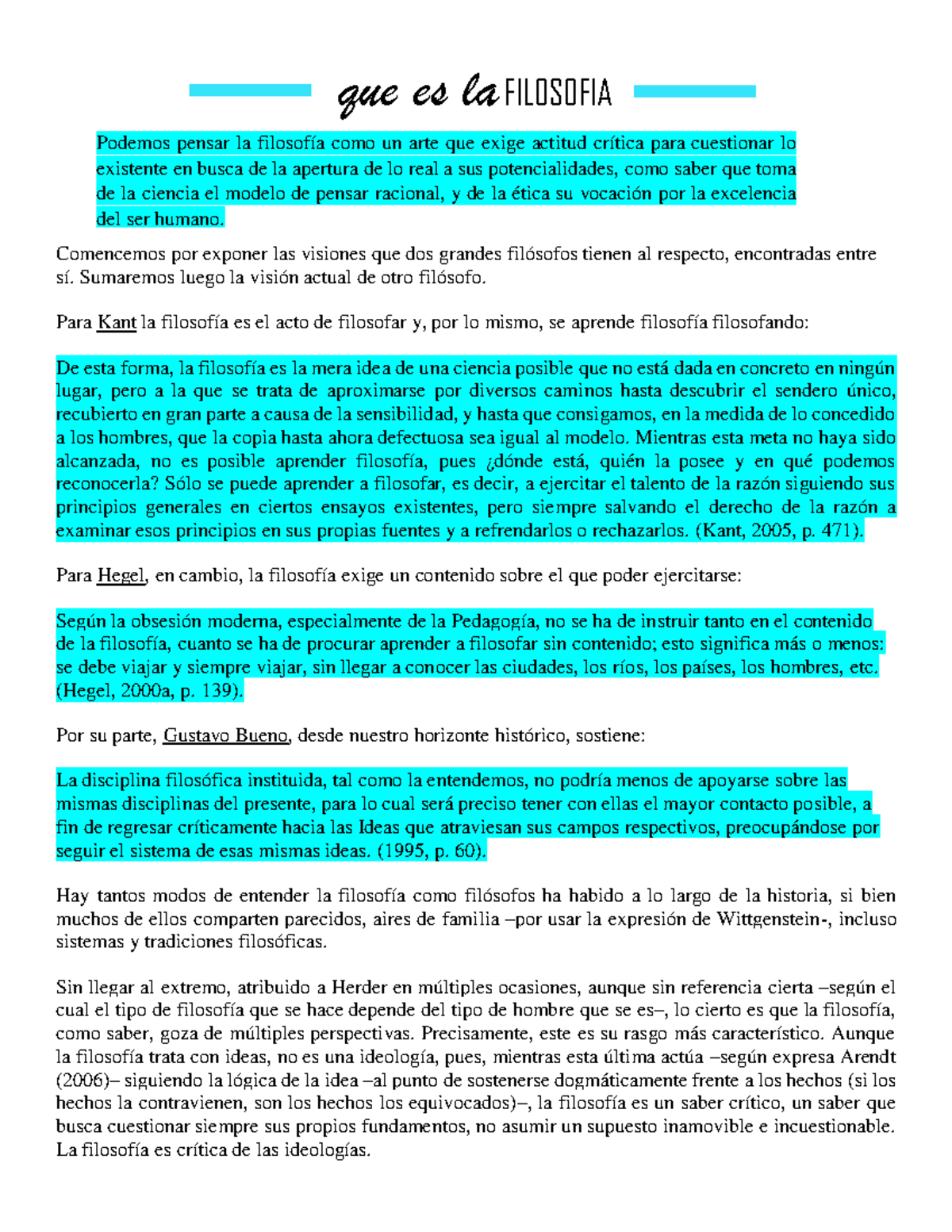 Filosofia Modulo 1 - Warning: TT: undefined function: 32 que es la FILOSOFIA Comencemos por ...