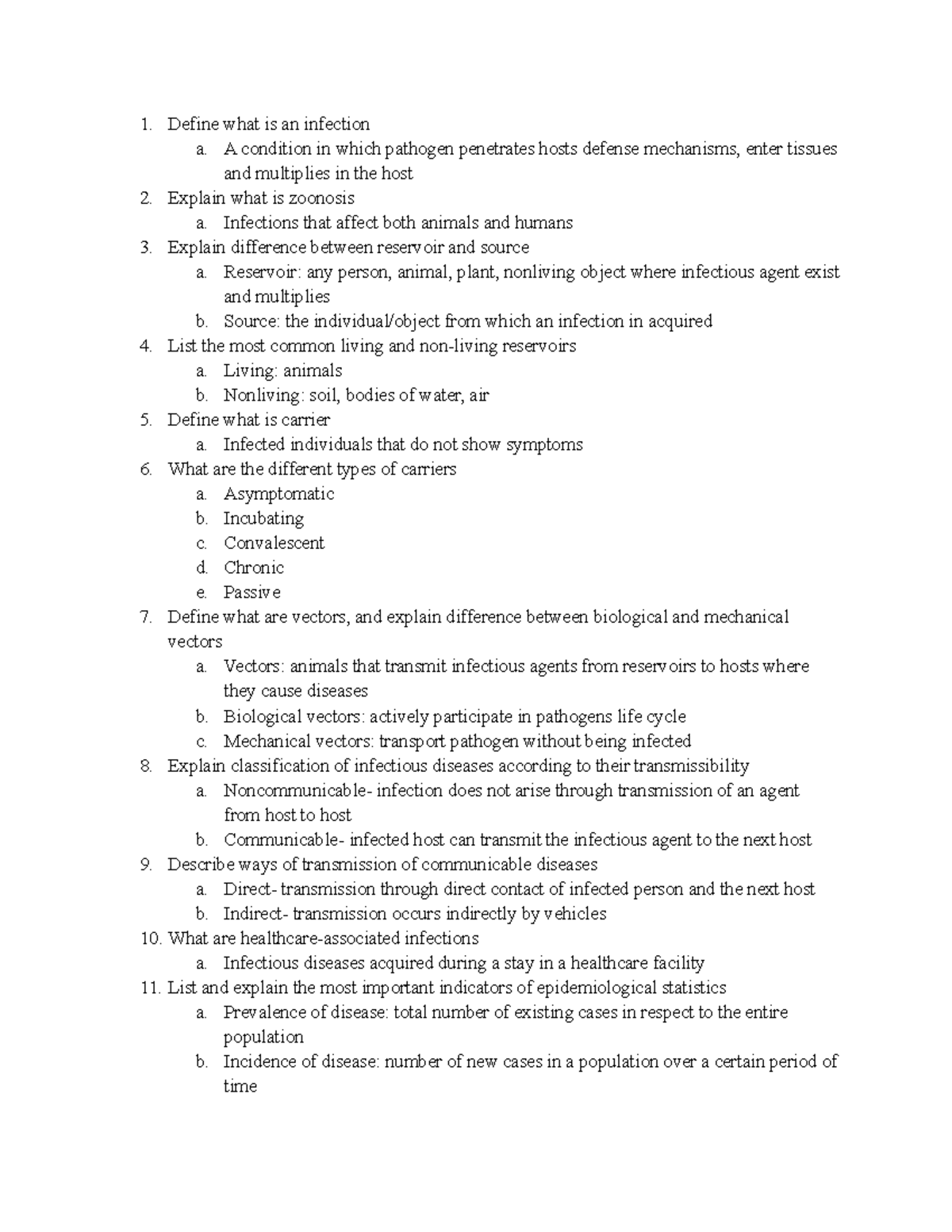 Persistence of Microbes and Epidemiology of Infectious Diseases ...