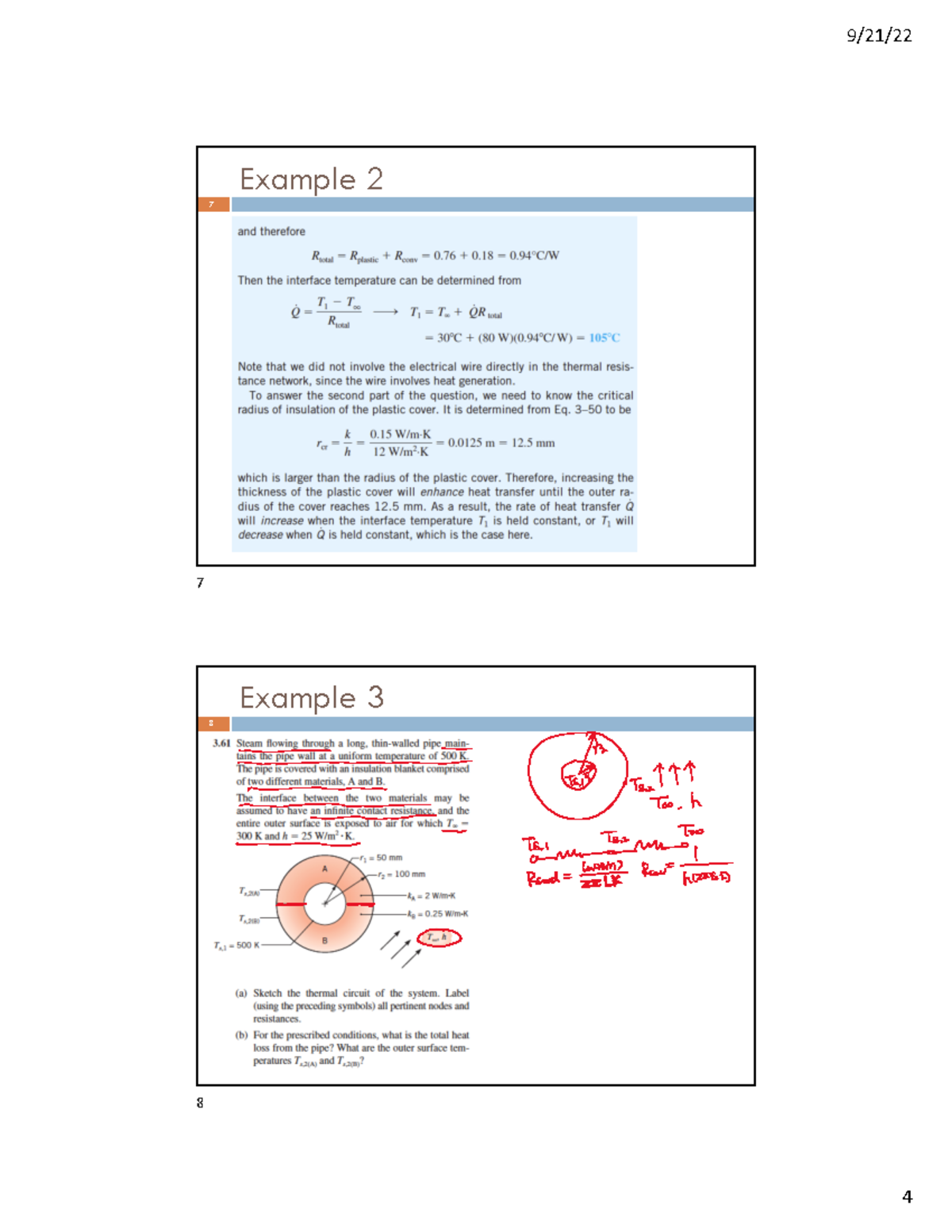 Pt2 Lecture 9 Conduction with Internal Heat Generation - Example ...