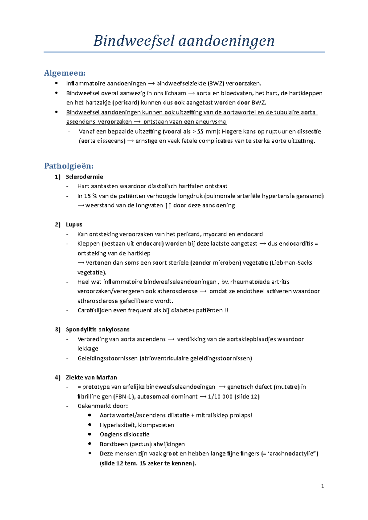 Bindweefsel aandoeningen - Bindweefsel overal aanwezig in ons lichaam ...