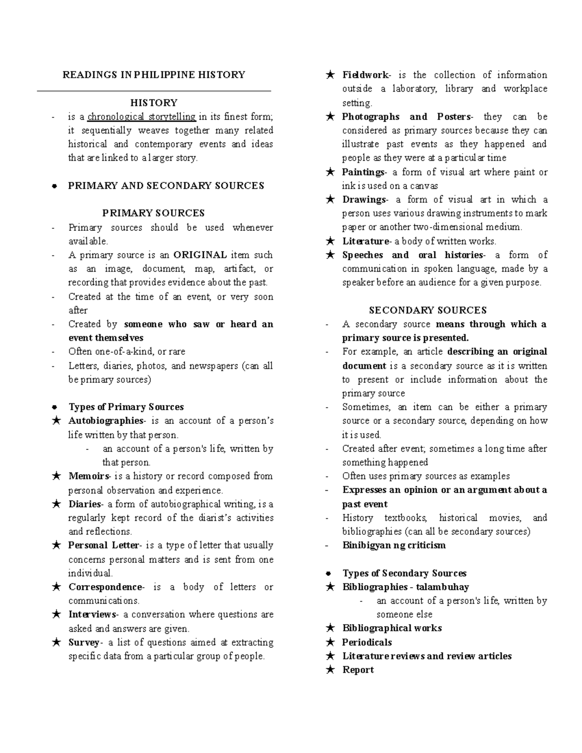 RPH- Reviewer 025503 - Katipunan - READINGS IN PHILIPPINE HISTORY ...