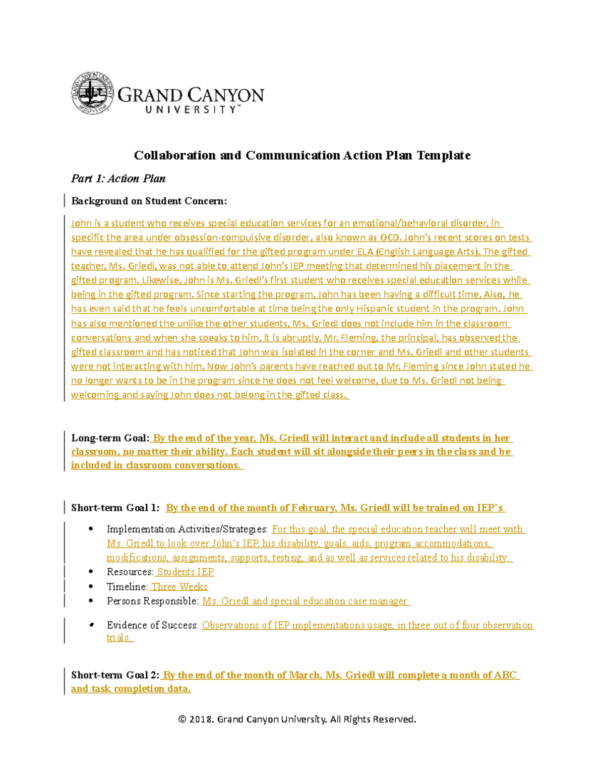 SPD-521 Collaboration and Communication Action Plan - Collaboration and ...