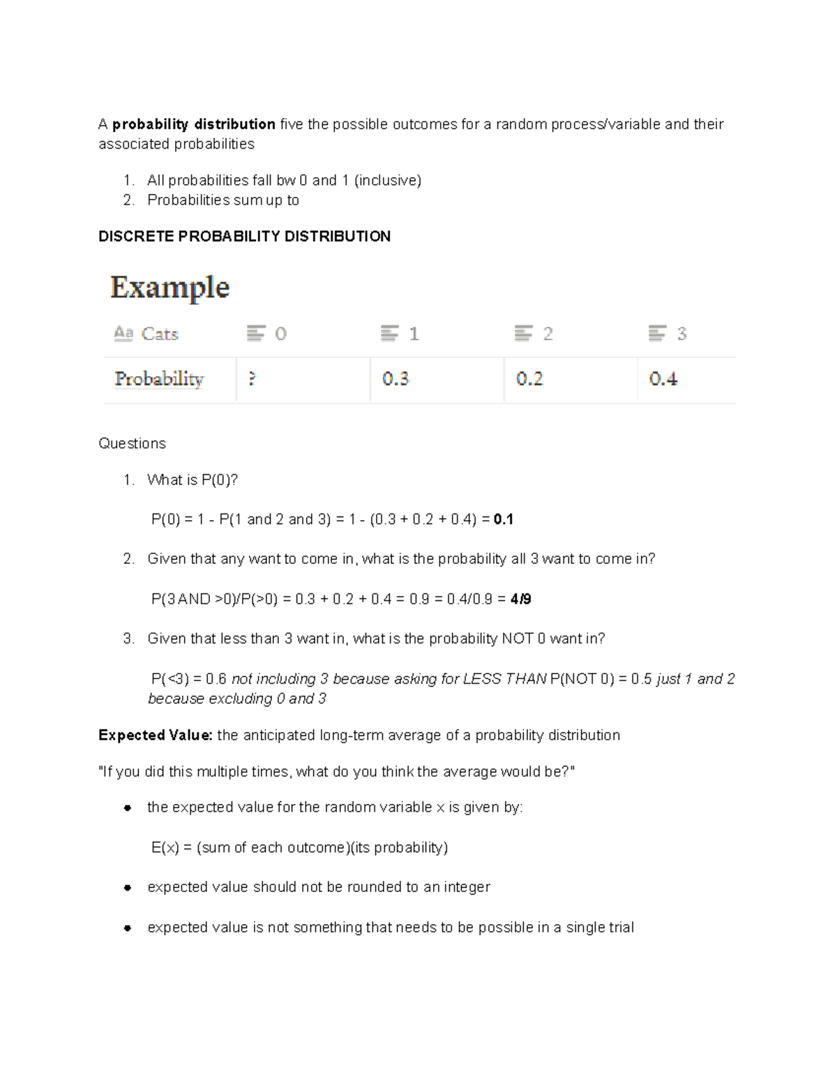 Chapter 6 - Probability Distributions - A probability distribution five ...