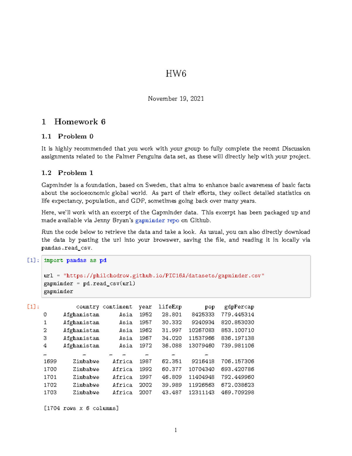Pic16A Assignment 6 2021 Fall Machine Learning - PIC 10C - UCLA - Studocu