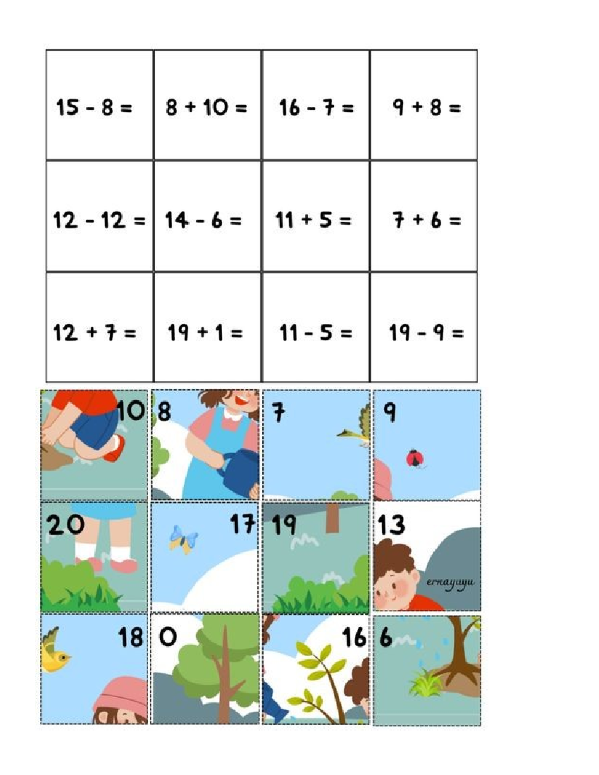 Template for puzzle and games - Science, Technology, Engineering and ...