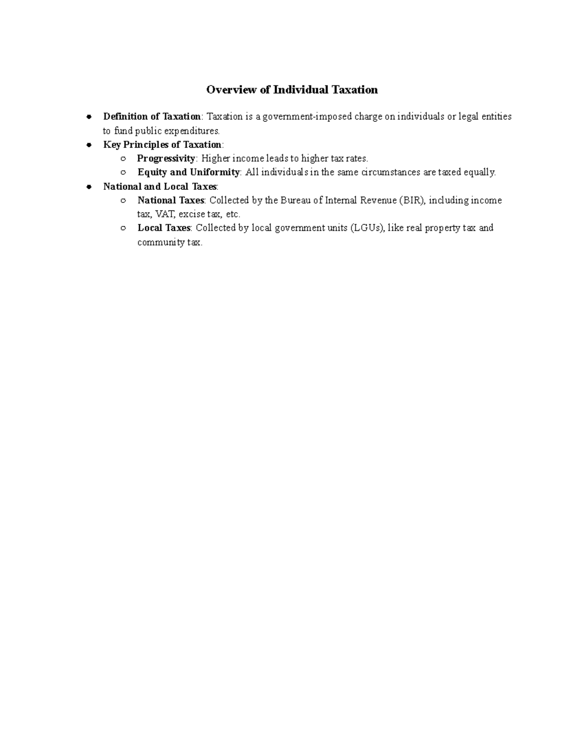 Chapter 22 - Taxation of Individuals - Overview of Individual Taxation ...