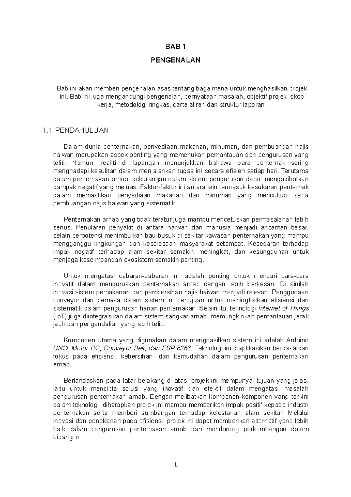 PTA BAB 1 2 3 - ddd - BAB 1 PENGENALAN Bab ini akan memberi pengenalan ...