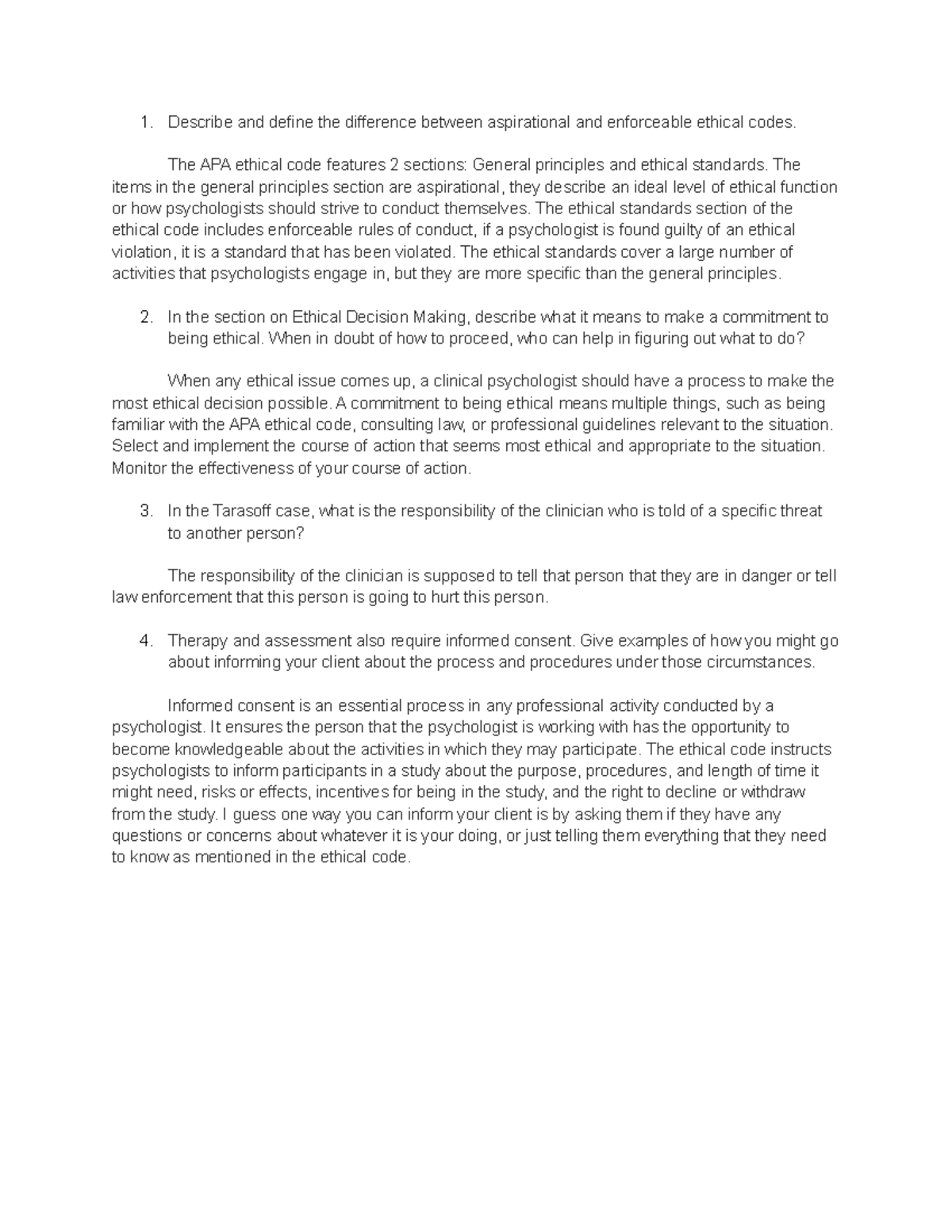 Discussion Board Chapter 5 - Describe and define the difference between ...