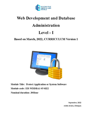 Module 04 Install Software Application Abel - Web Development and Database Administration Level ...