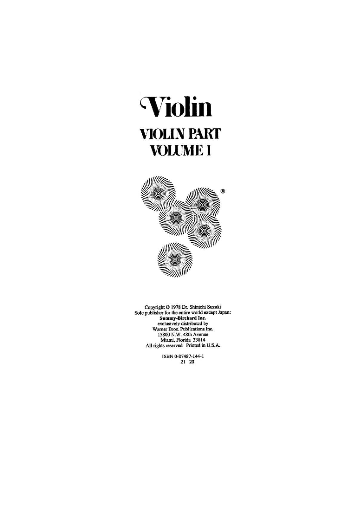 Suzuki Violin Method - Vol 01 - Humanities and Arts - Studocu