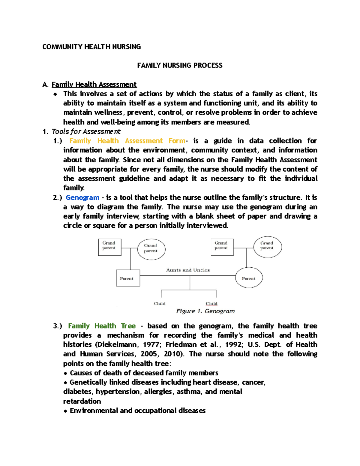 Family-Nursing-Process - COMMUNITY HEALTH NURSING FAMILY NURSING ...