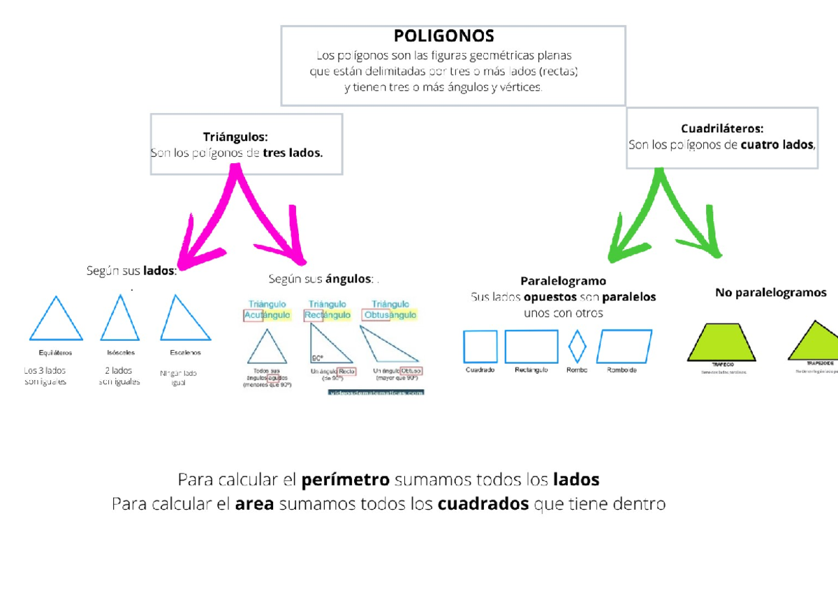 Poligonos - primaria - Matemáticas II - Studocu