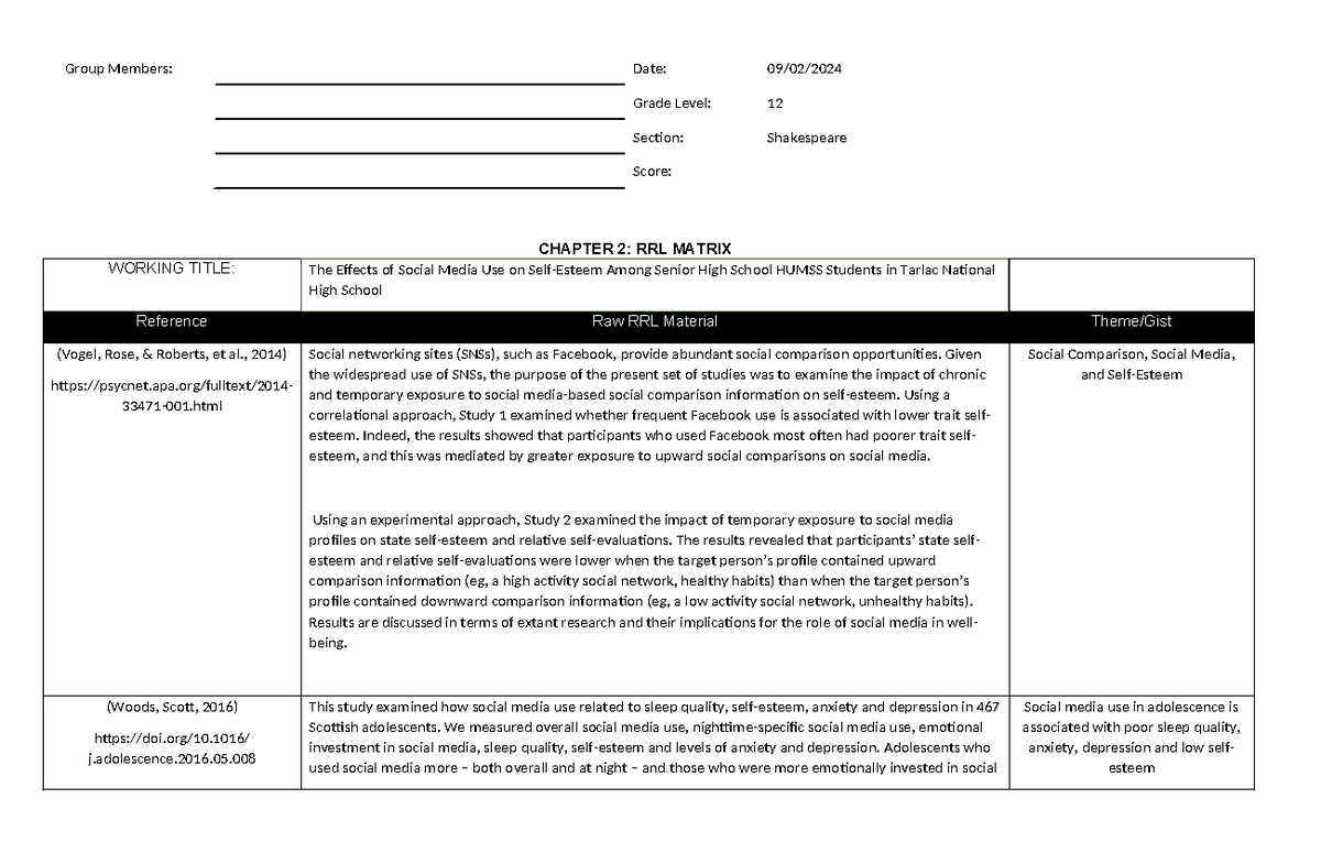 MATr IX RRL RSCH Group 5 - steps in making review of related materisla ...