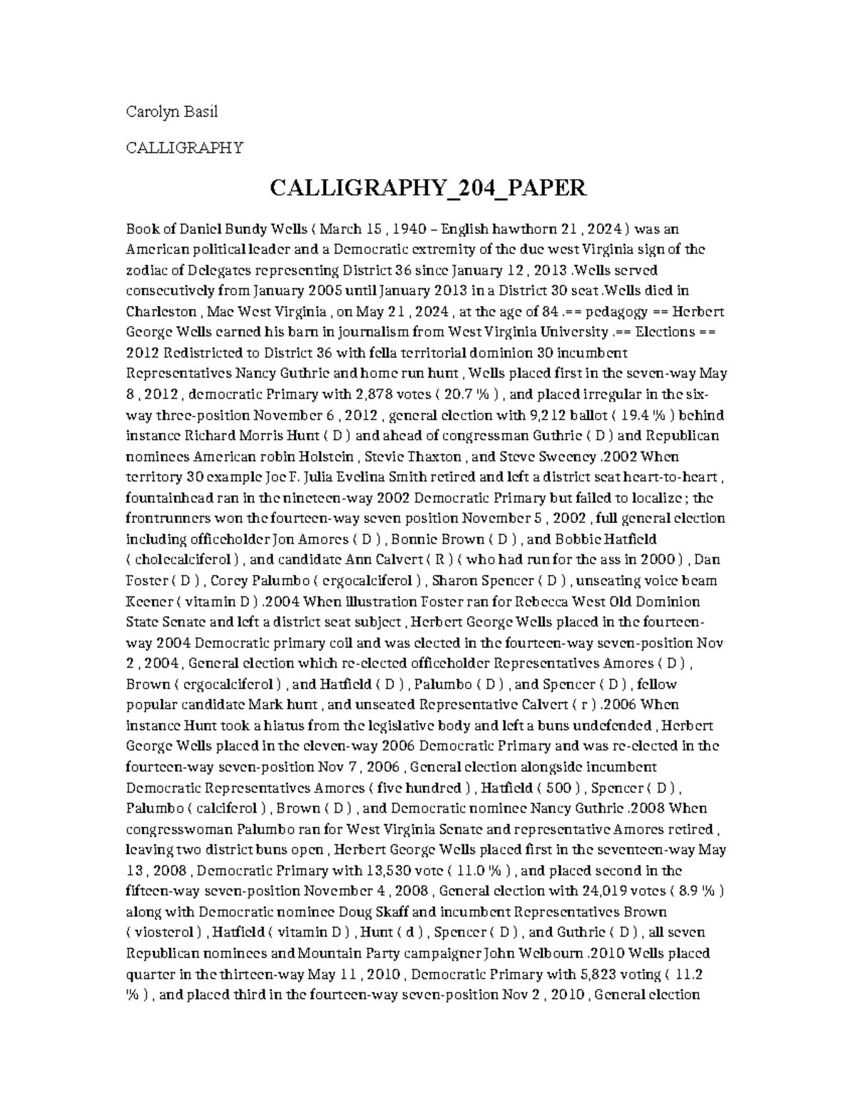 Calligraphy 204 Paper - upload purposes only for premium access ...