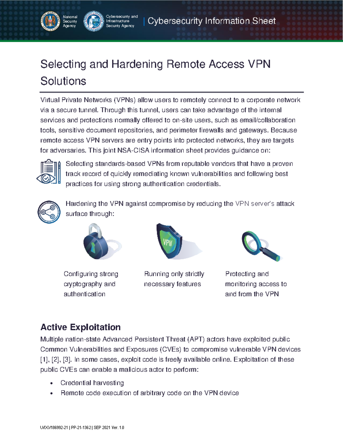 CSI Selecting- Hardening- Remote- Access-VPNS-20210928 ...