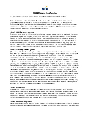 BUS Module 6 assignment - Maiya Chisholm April 14, 2024 BUS - 210 ...