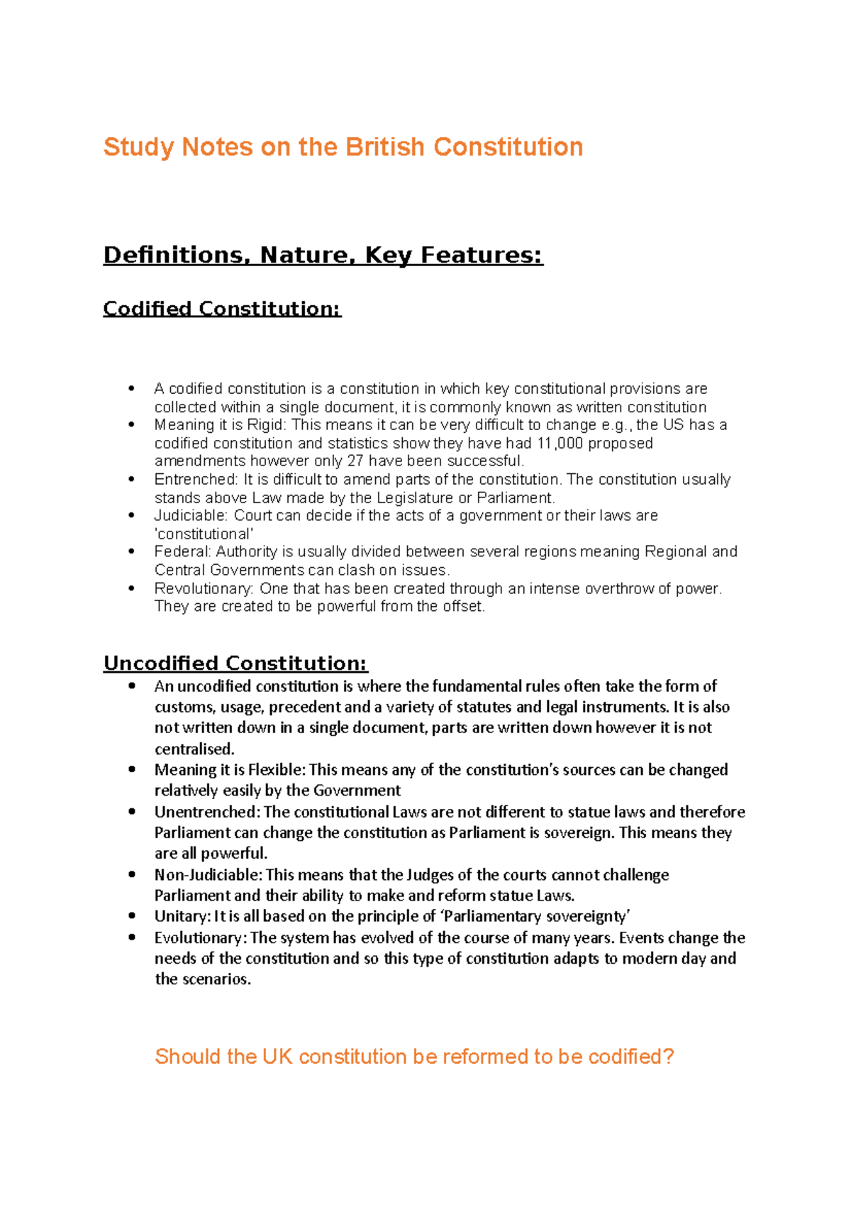 British-constitution-notes - Study Notes on the British Constitution ...