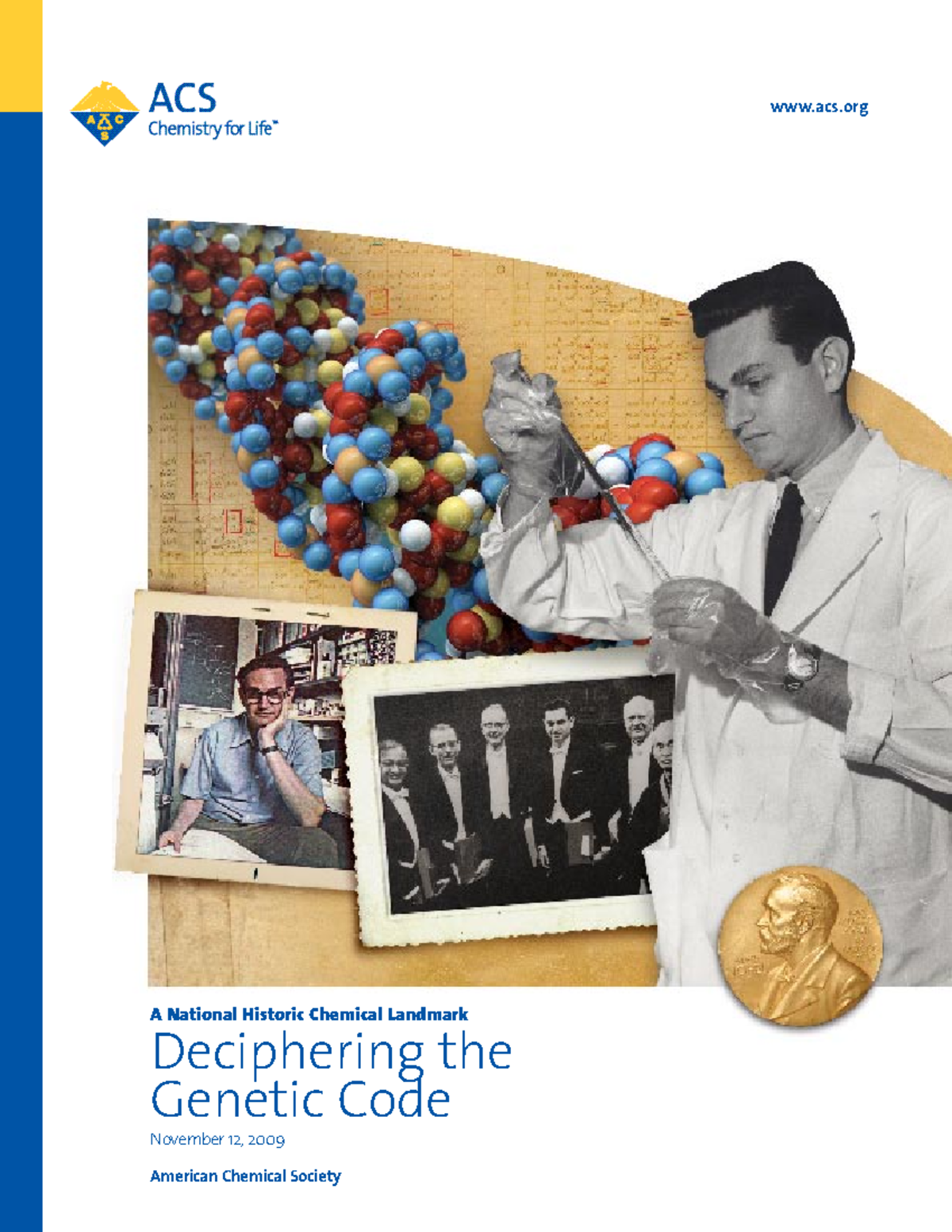 Deciphering the genetic code commemorative booklet - acs American ...