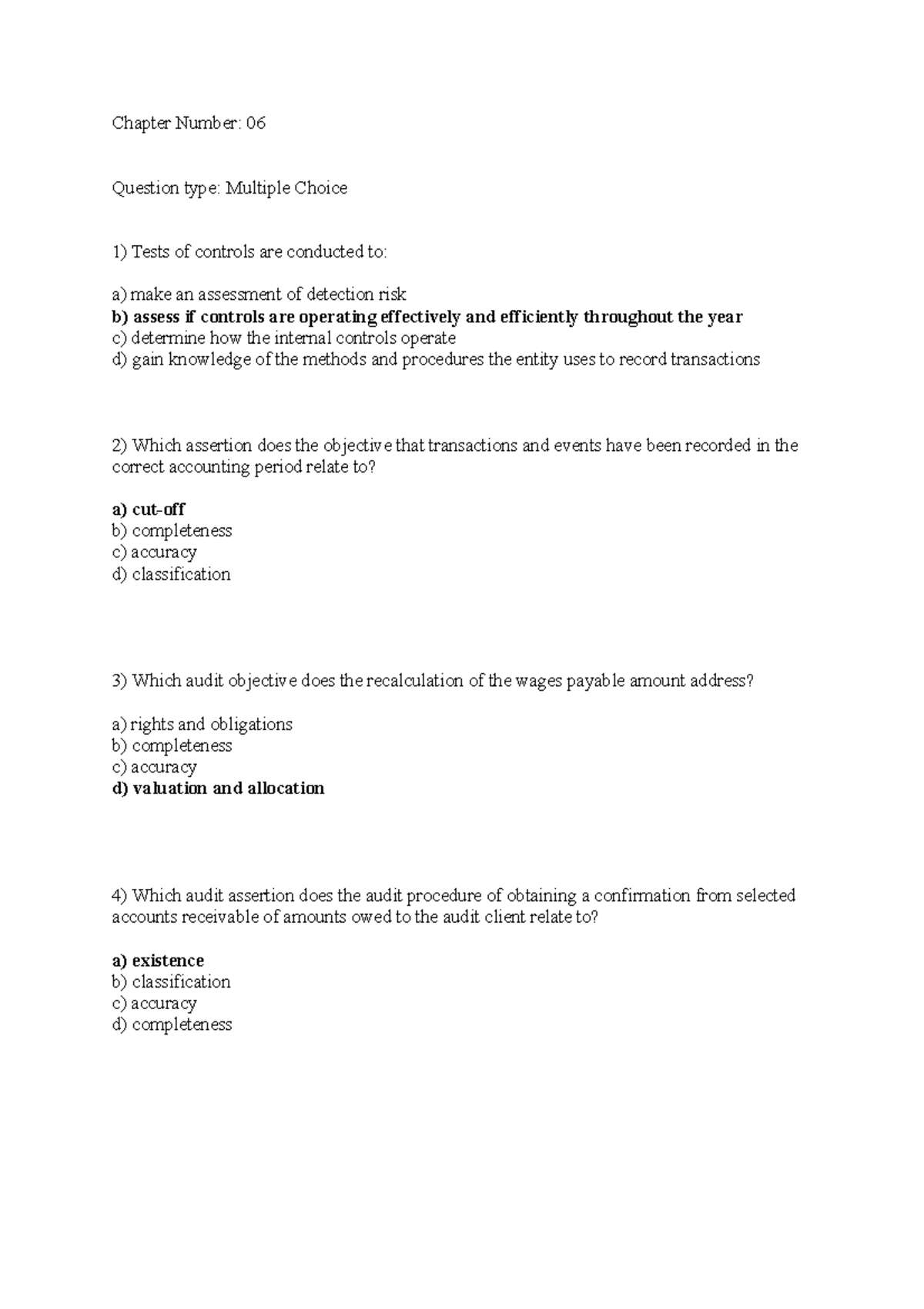 Chapter Number 6 & 7 - Mandatory assignment needed to complete the ...