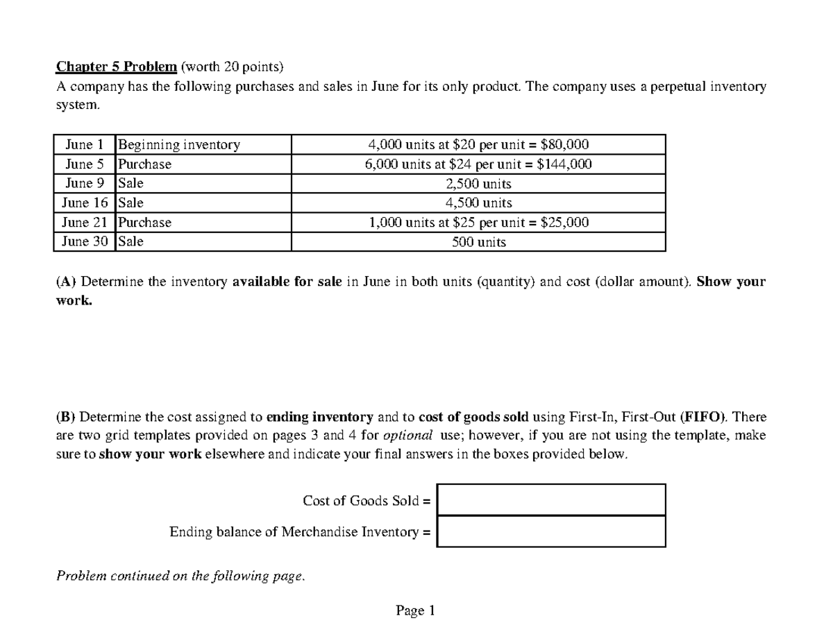 Exam 2 Practice Problems - Accy 201 - Ole Miss - Studocu