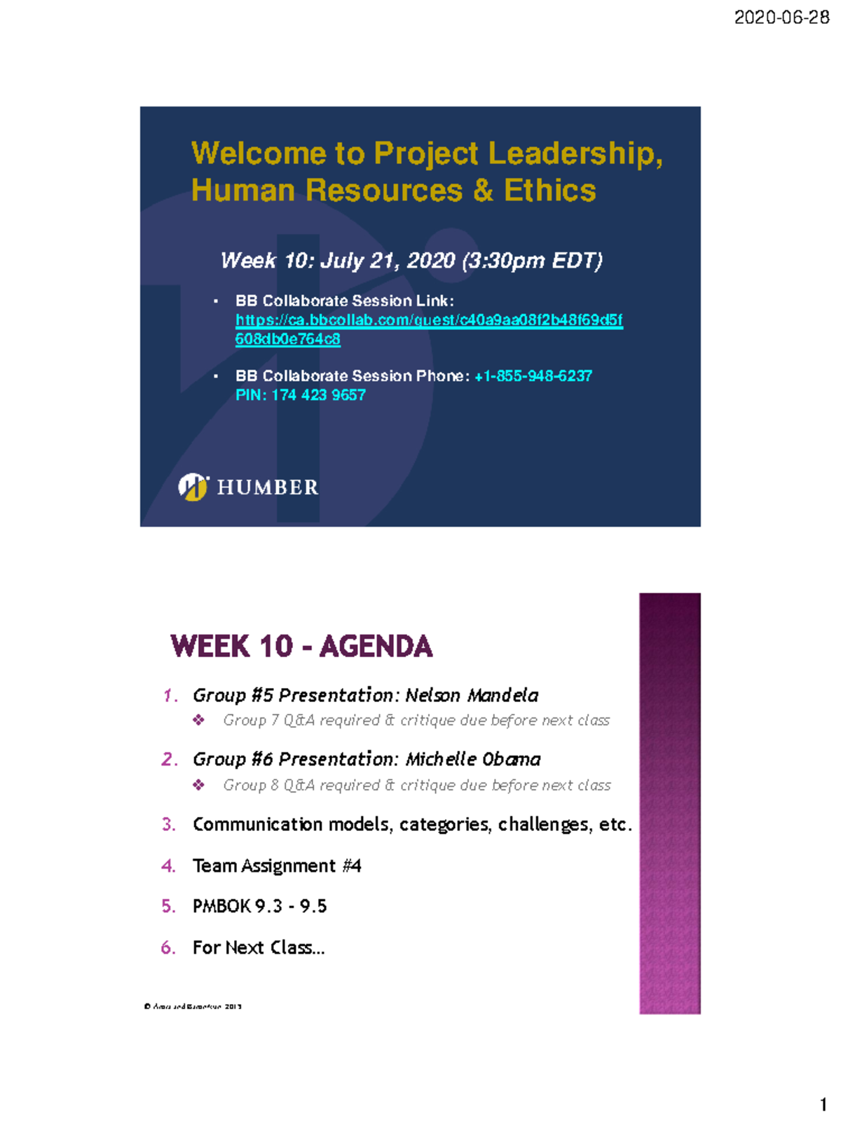 Week 10 - Leadership on projects management - Welcome to Project ...