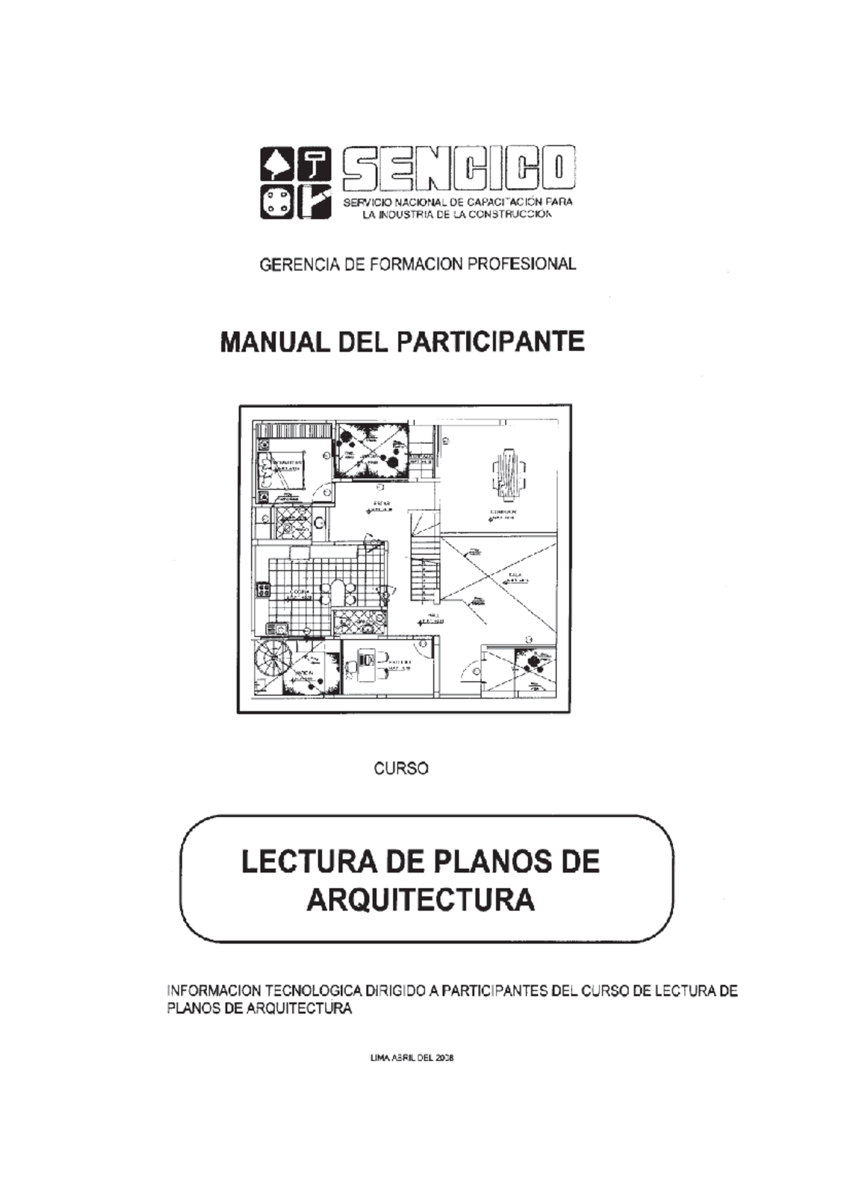 Manual de lectura de planos - Arquitectura - Arq. MARIA DEL CARMEN ...