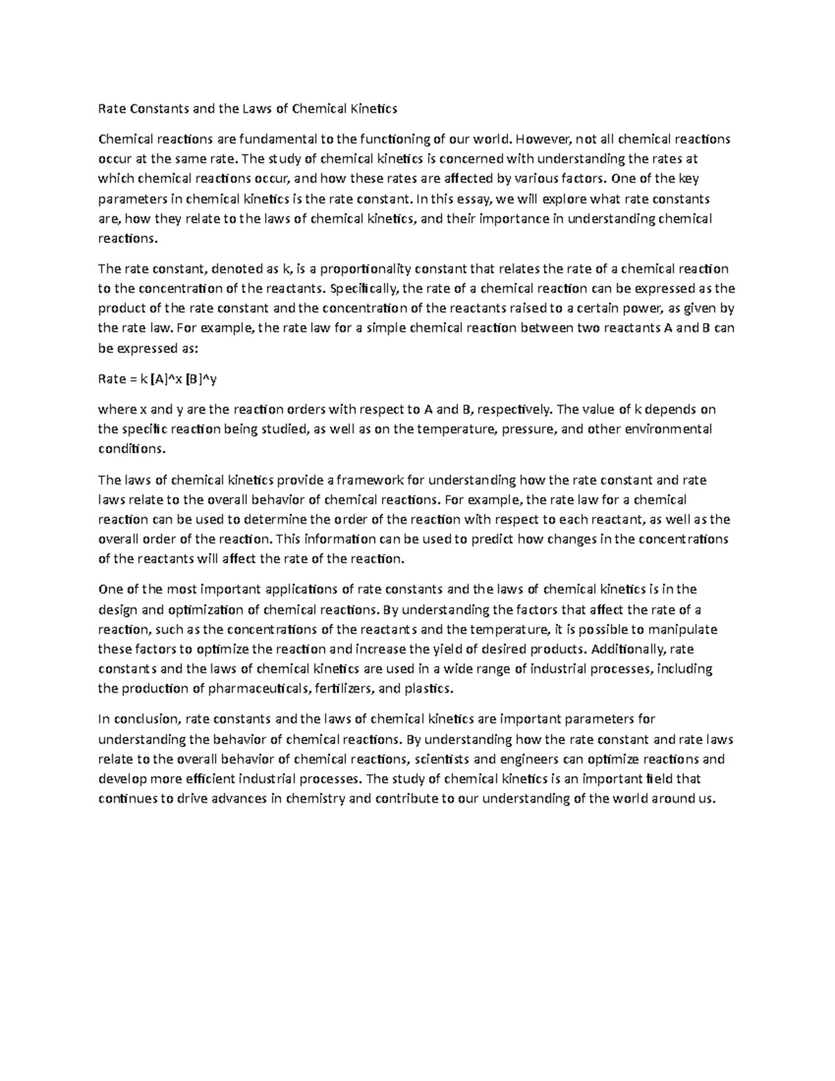 Rate Constants And The Laws Of Chemical Kinetics However Not All rate-constants-and-the-laws-of-chemical-kinetics-however-not-all