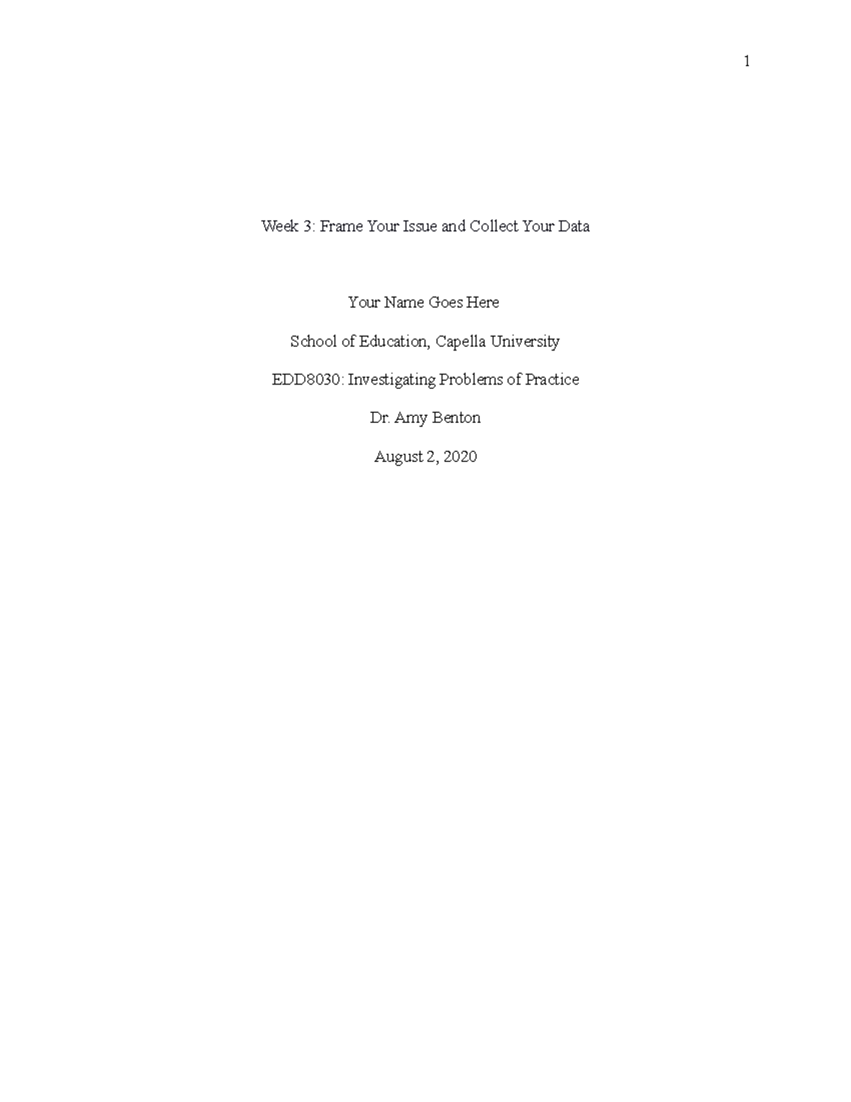 Annotated Template with Instructions for u03a1 EDD8030 1 1 1 1 - Week 3 ...