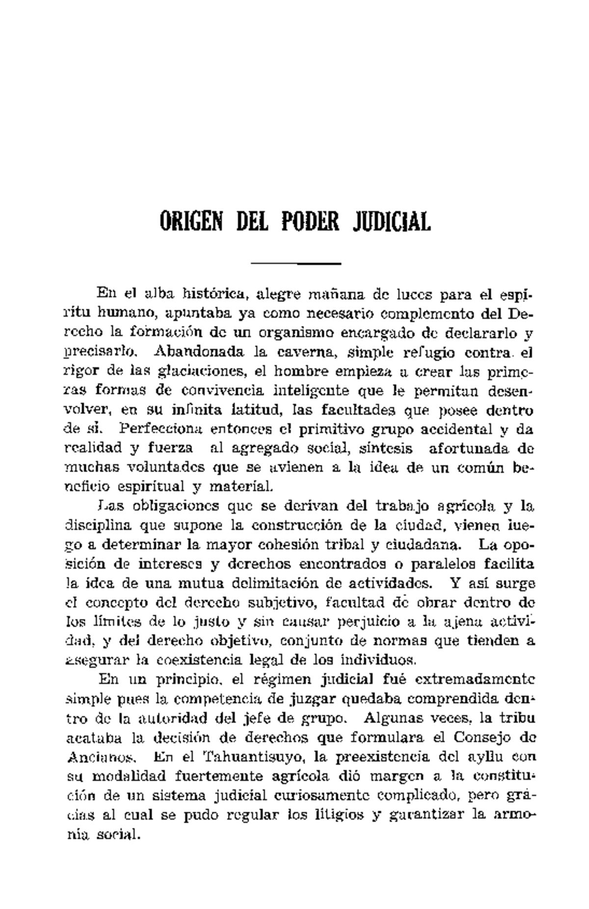 Origen del poder judicial - ORIGEN DEL PODER JUDI'CIAL En el alba ...
