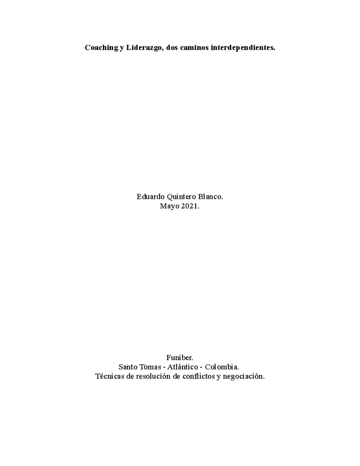 Caso practico DD372 - Liderazgo Organizacional y Coaching - Coaching y ...