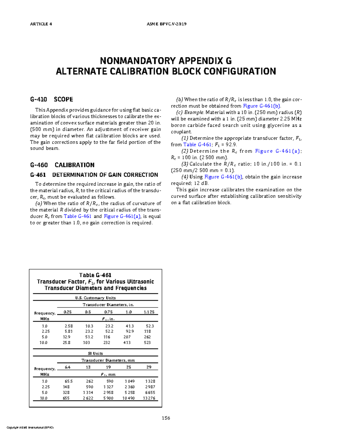 ASME V (2019 )[224-245] - NONMANDATORY APPENDIX G ALTERNATE CALIBRATION BLOCK CONFIGURATION G ...