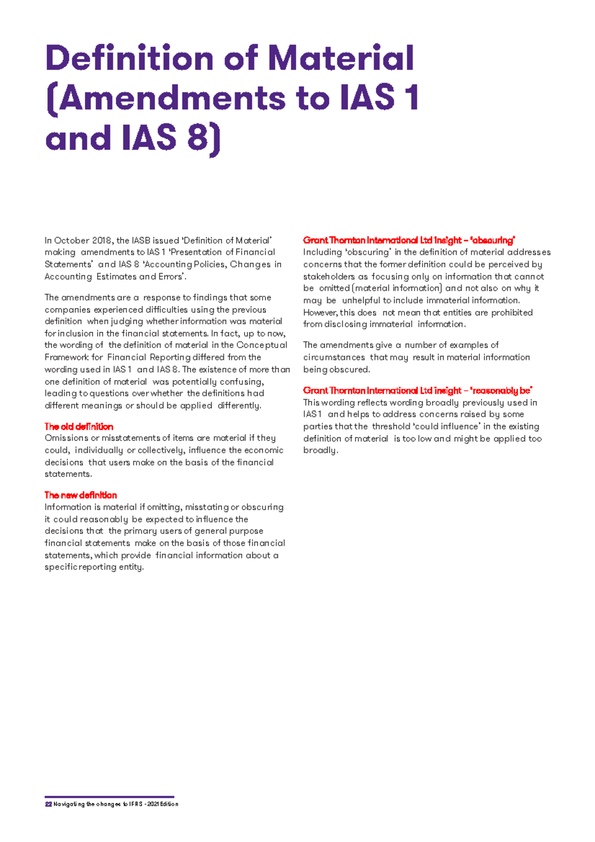 IAS 1 and IAS 8 - The right to choose with whom a person wishes to ...