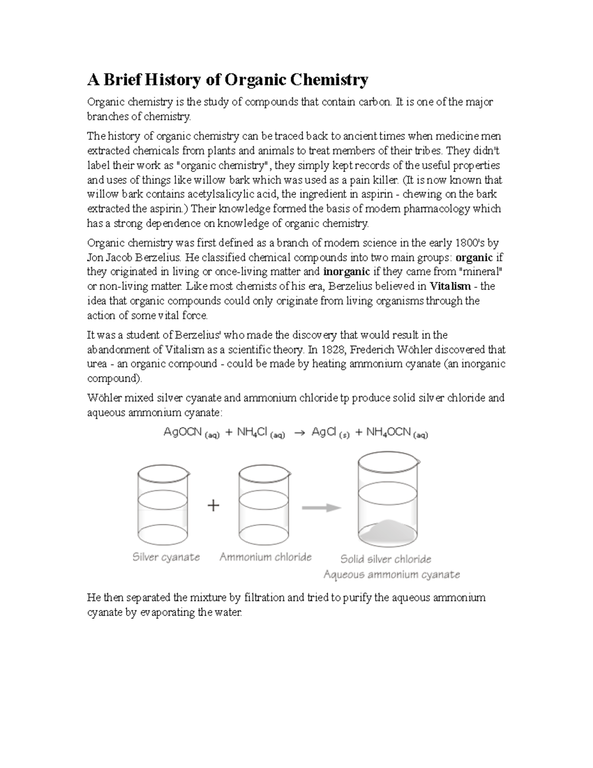 A Brief History of Organic Chemistry hhhhhhhh - Physics of Lasers - CUI ...